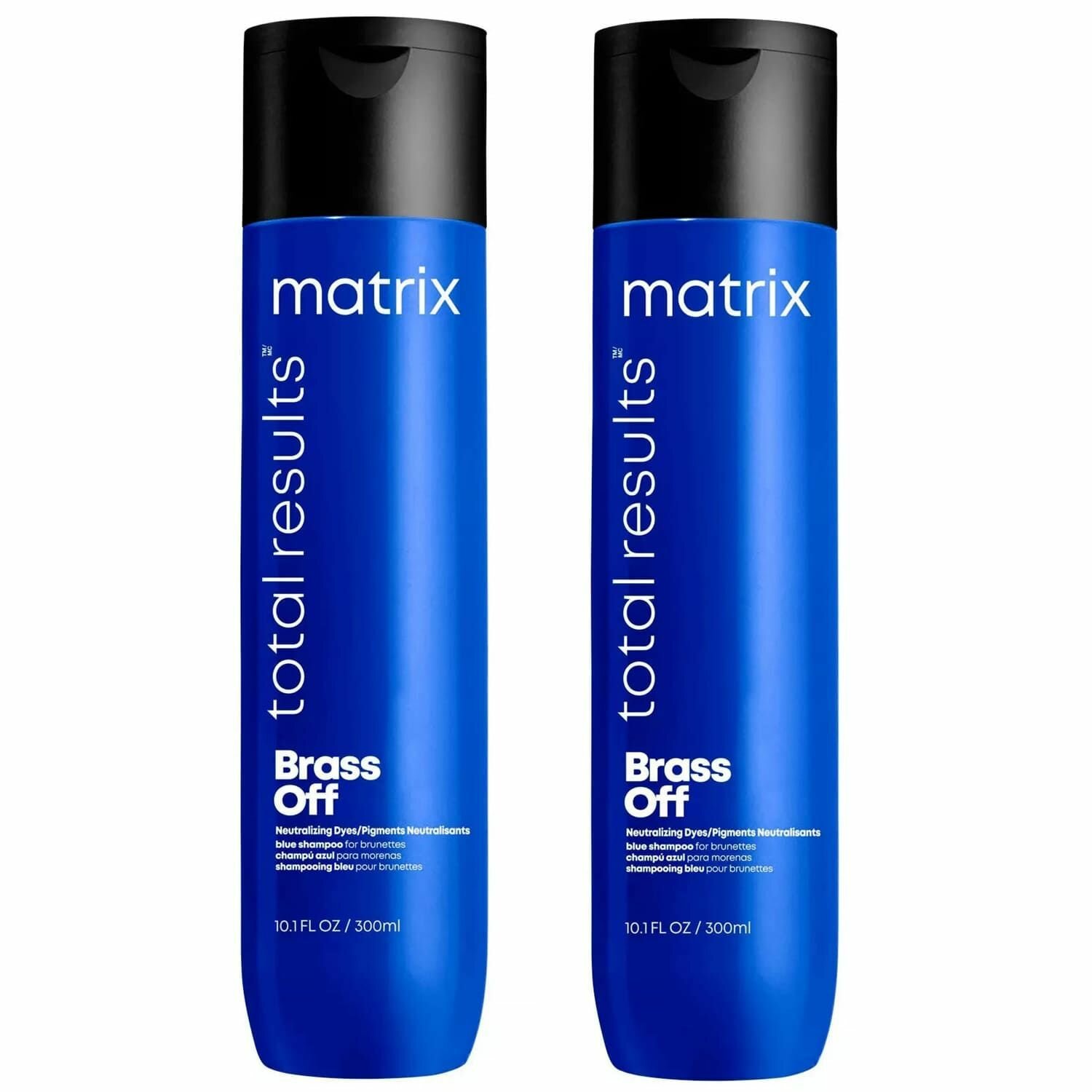 Matrix Шампунь Total results Brass Off "Холодный блонд" для нейтрализации желтизны, 2 х 300 мл