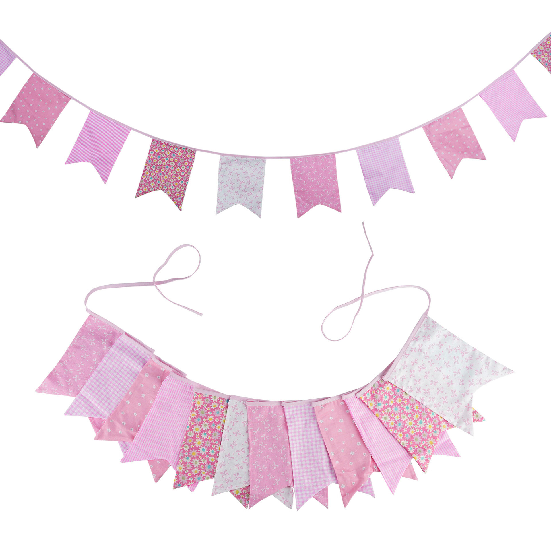 Детский флаг Ying Fei "Рыбий хвост", пятиконечный, хлопок, 2,4 м x 0,5 м