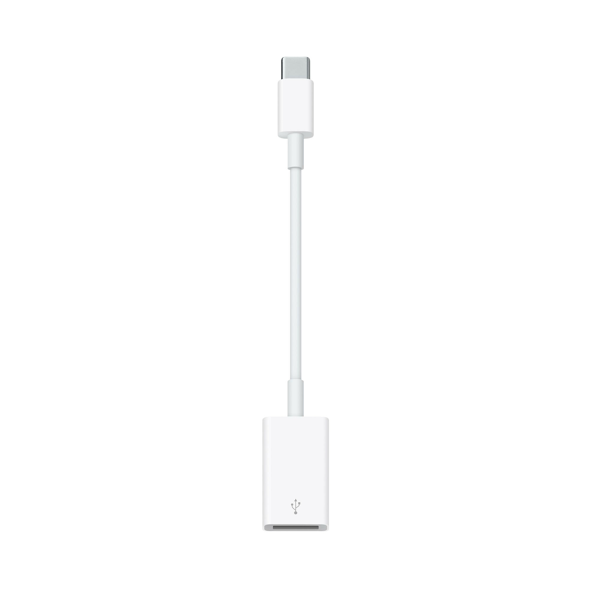 Переходник/адаптер Apple USB - USB Type-C Adapter, белый (MW5L3)