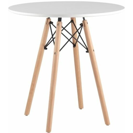 Стол обеденный Stool Group круглый EAMES DSW NEW D=70, белый