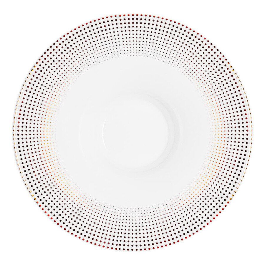 Блюдце Wallendorfer Meridien Gold 15 см, фарфор твердый, для подачи, премиум