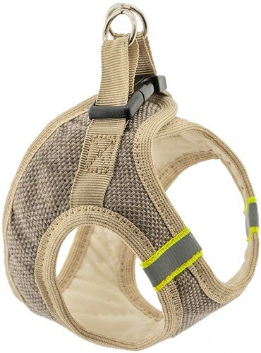 Дарэлл Шлейка-жилетка Адам рогожка XXS 23-28 см коричневая