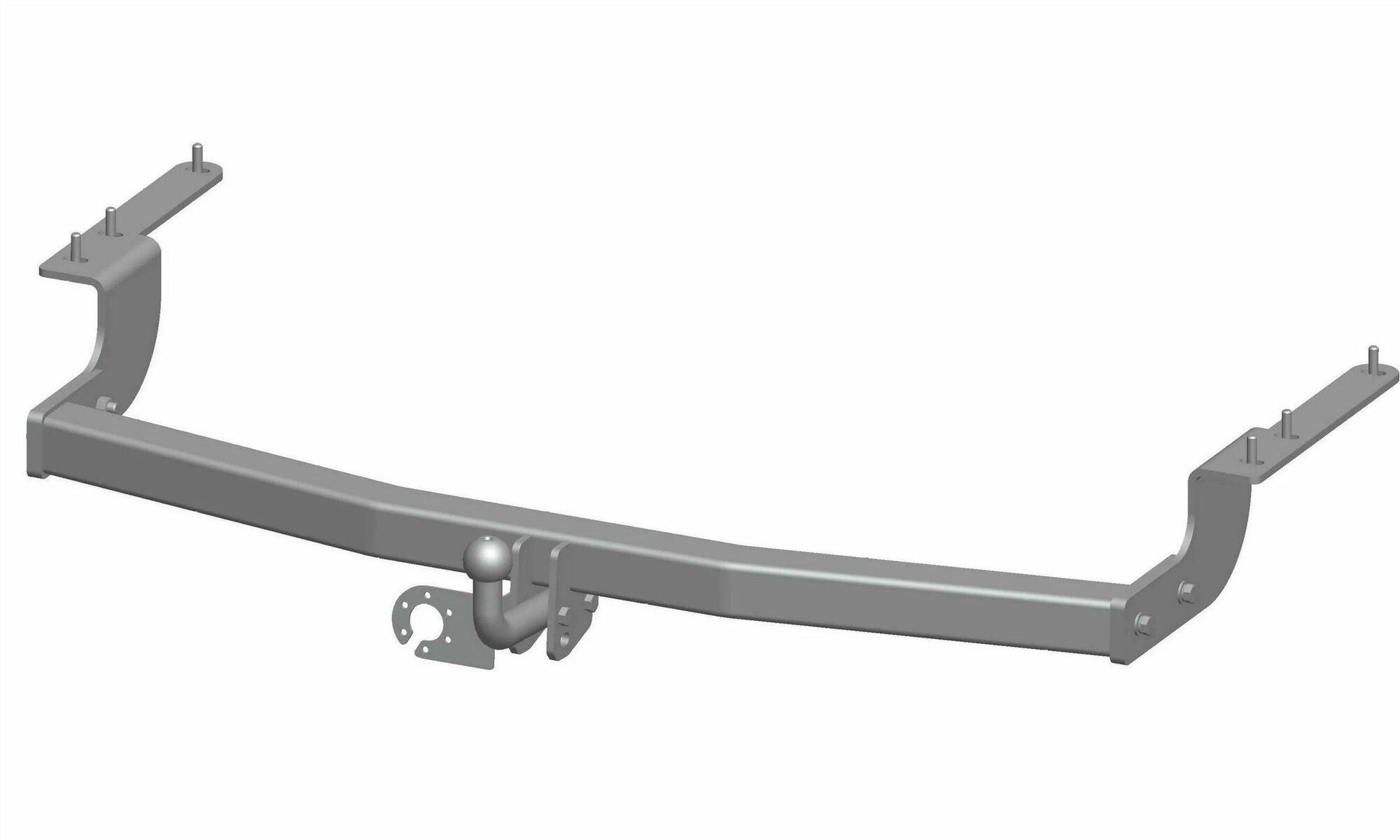 Фаркоп AvtoS для TOYOTA HIGHLANDER (2007-2010) с универсальной электрикой и сертификатом в комплекте, арт.(TY 32+electr)