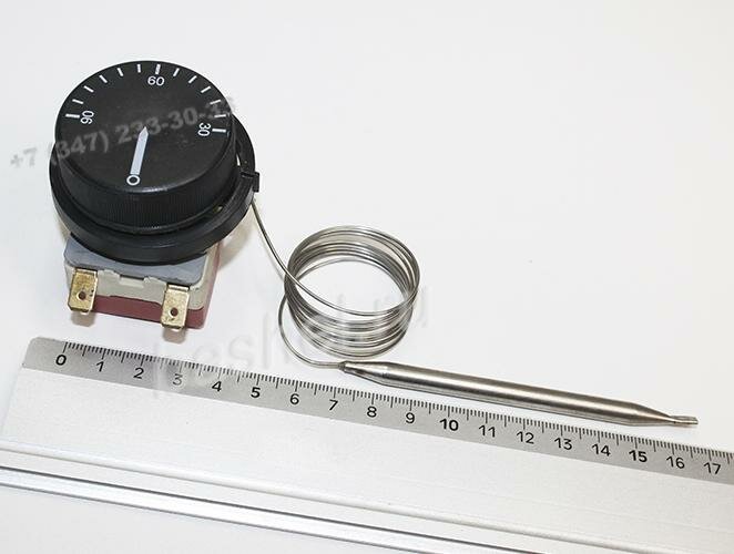 Терморегулятор капиллярный 090°C WHD-90E 16A, 2pin, датчик 110см (30.90°C)