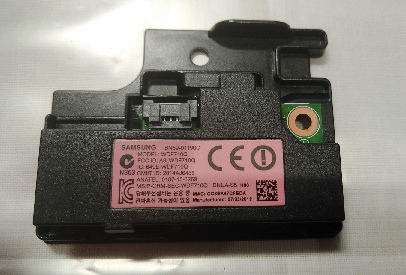 Wi-Fi модуль (WDF710Q BN59-01196C) Samsung LED UE32J4500AK