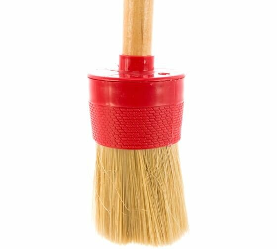 Круглая кисть STAYER Universal натуральная щетина, деревянная ручка, 50мм 0141-50