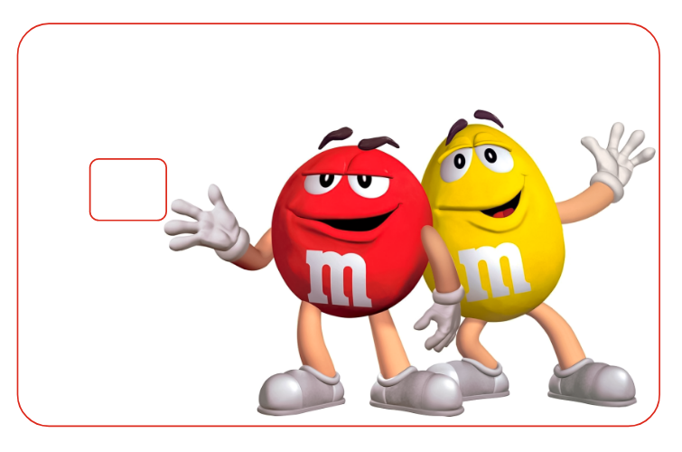 Наклейка на банковскую карту, стикер на карту, ММ