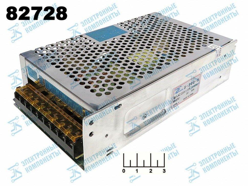 Блок питания 5V 40A 200W S-200-5