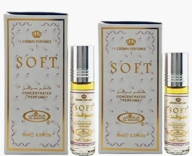 Al Rehab Женский Soft Масляные духи ролик 6мл 2 шт
