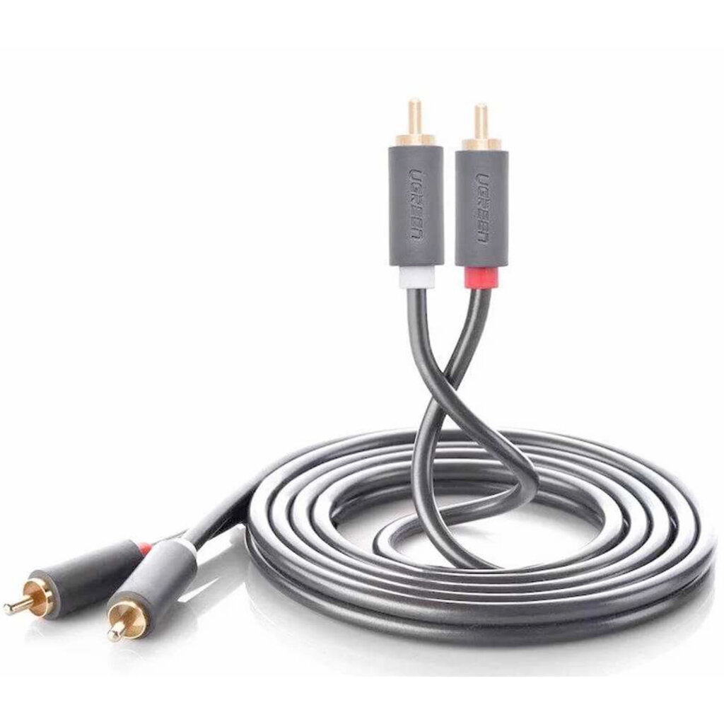 Кабель UGREEN AV104 (10520) 2RCA - 2RCA Male -5м