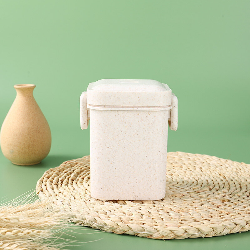 Японский ланч-бокс, пригодный для использования в микроволновой печи, трехслойный бенто-бокс с отделениями,