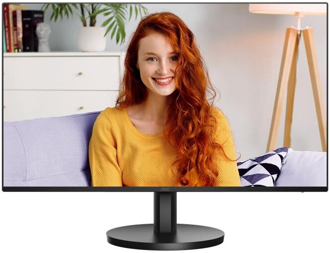 AOC Монитор 23.8 AOC 24B3HA2 1920x1080, IPS, черный (D-Sub, HDMI, MM)