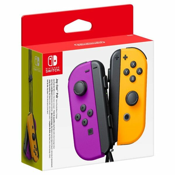 Набор из двух контроллеров Joy-Con Сontrollers (неоновый фиолетовый / неоновый оранжевый)