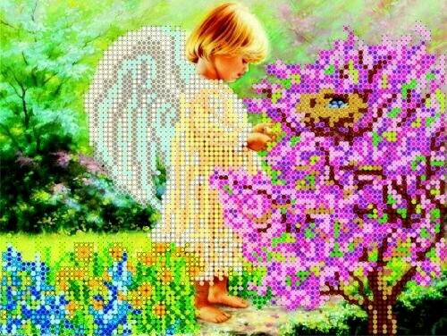 Схема для вышивания бисером Пробуждение весны