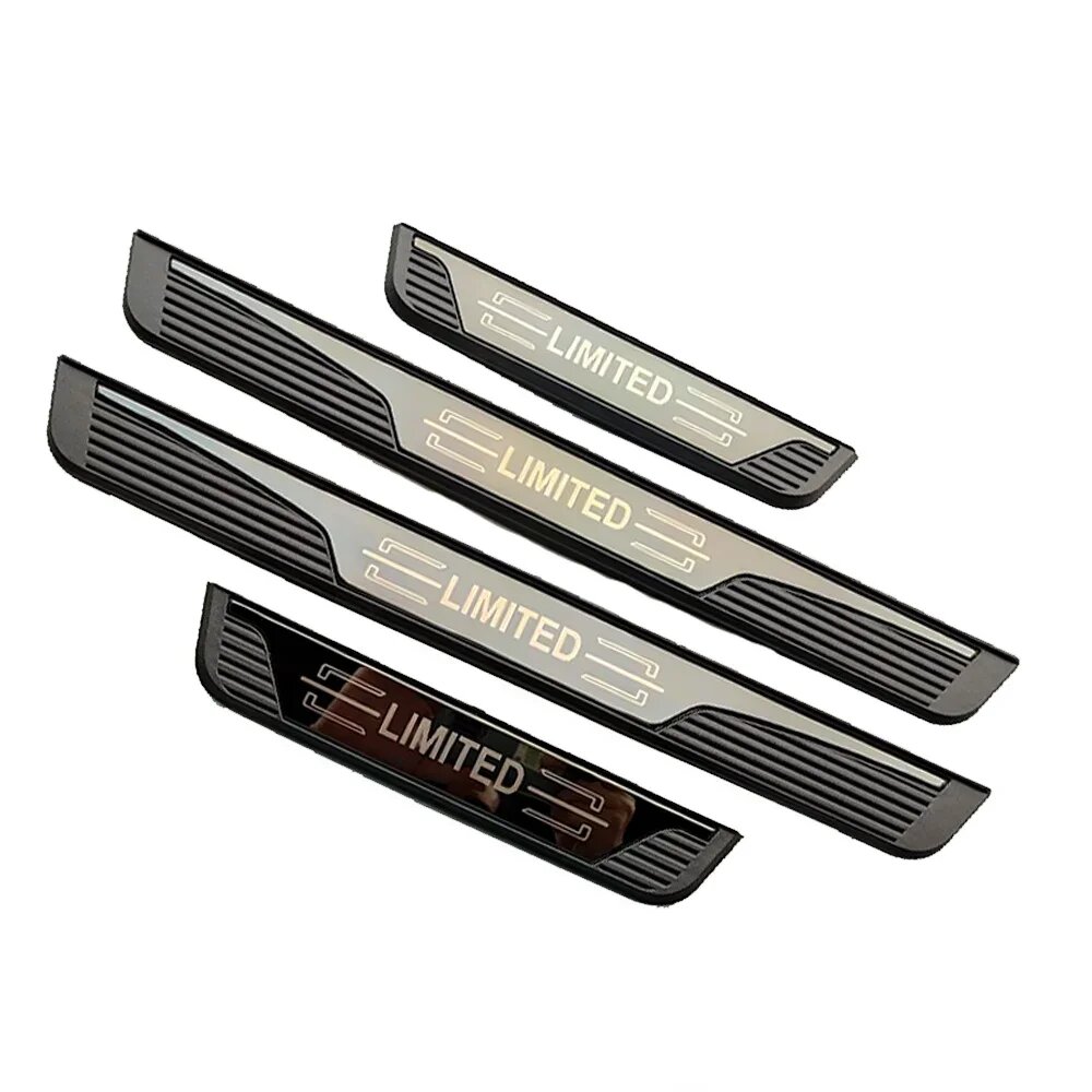 Автомобильные аксессуары для Toyota дверь для Highlander, Накладка на порог, Накладка на порог, автомобильная защита, наклейки на порог, 2024 2020-2023