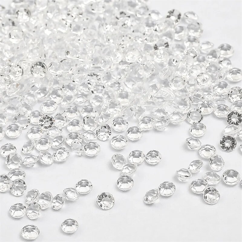 Акриловые стразы 3 мм nc 1000 шт Серебряный, 2000pcs, white