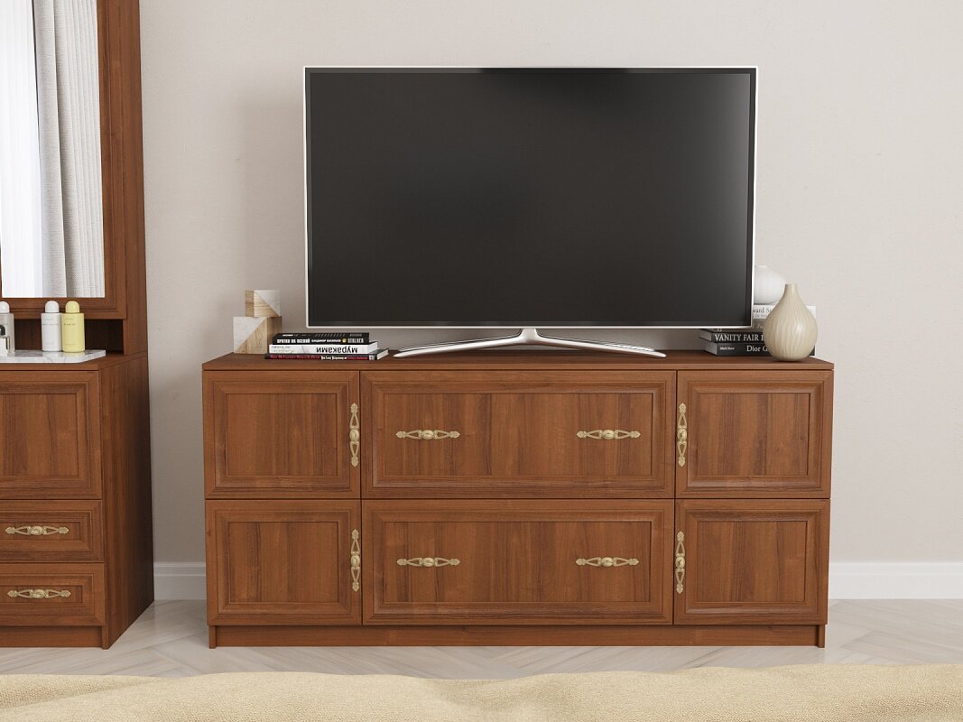 Комод МебельЛэнд24 Карлос - 035 160x45x75 с 2 ящиками