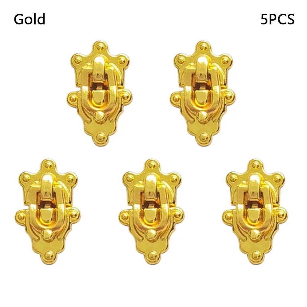 Металлические замки для кукол 5 шт. Gold
