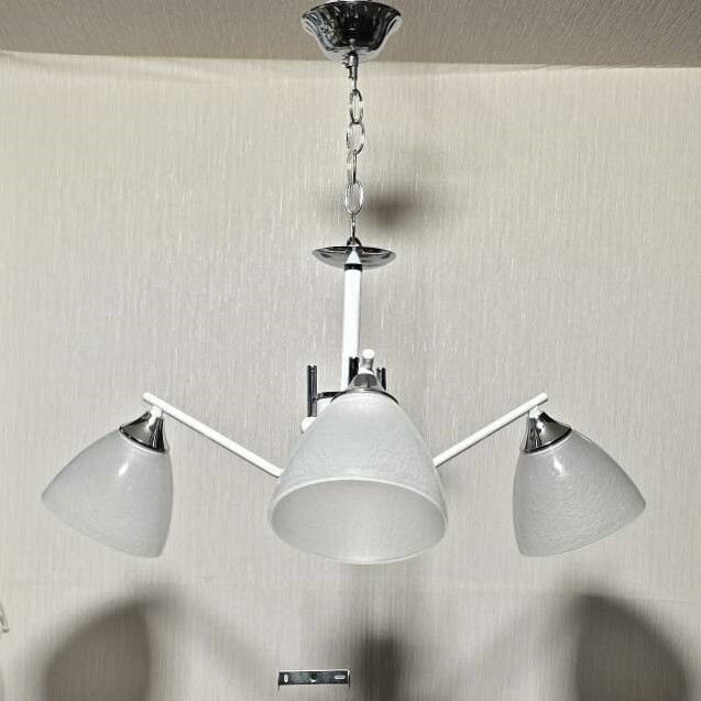 Люстра подвесная, Цвет - Белый, CC1681/3-1, E27