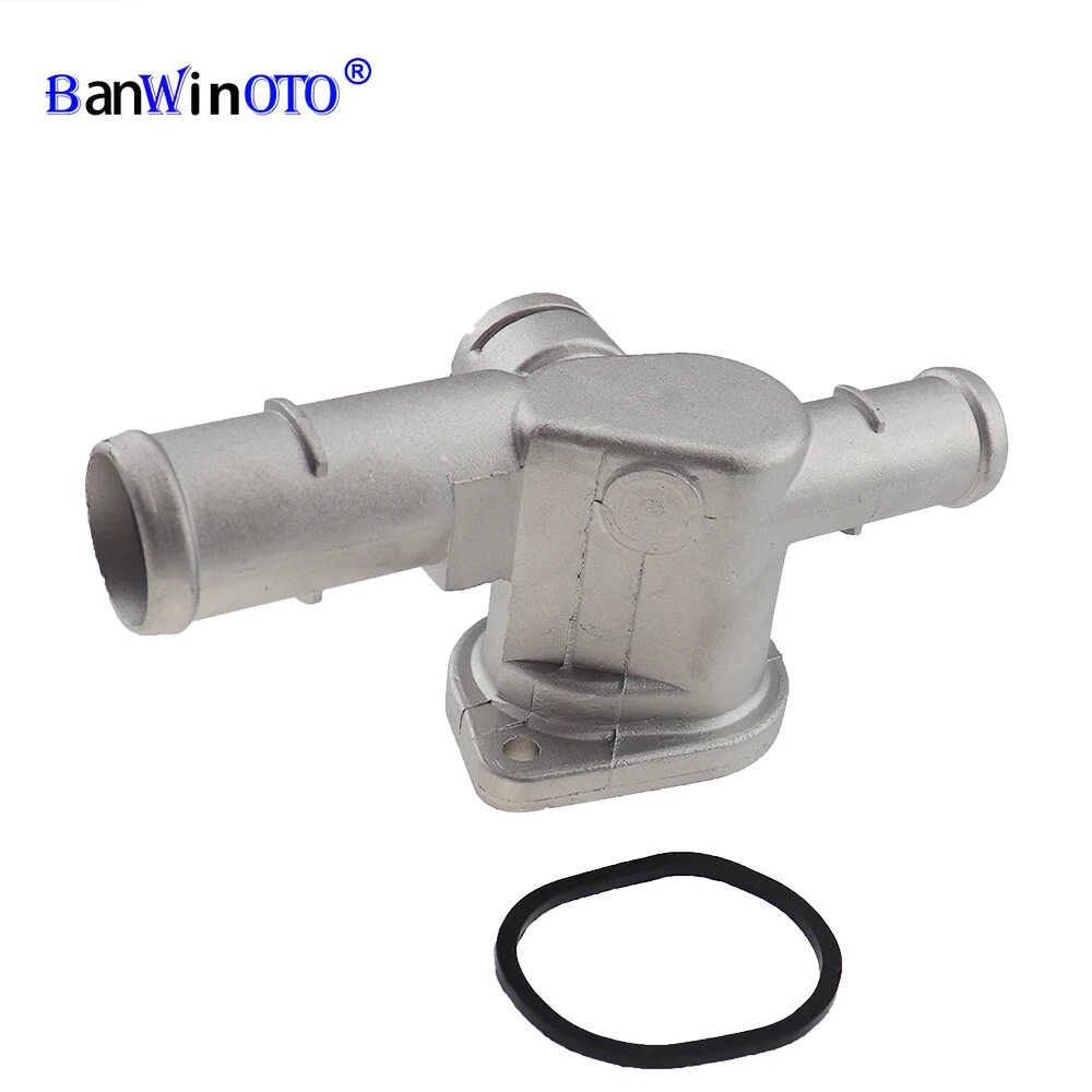 06A121133Q алюминиевый корпус термостата, фланцевый радиатор для шланга охлаждающей жидкости для AUDI A3 SEAT Leon Altea SKODA VW Golf Caddy 06A121132AM