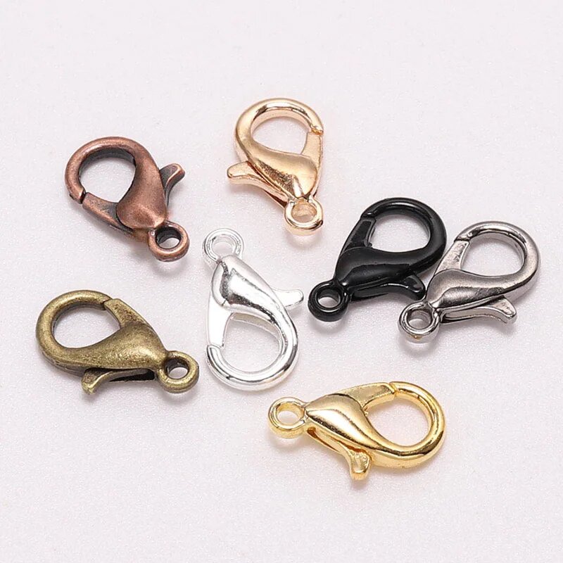 Застежки-лобстеры Beeroom металлические 100 шт 21mm 100pcs, mix