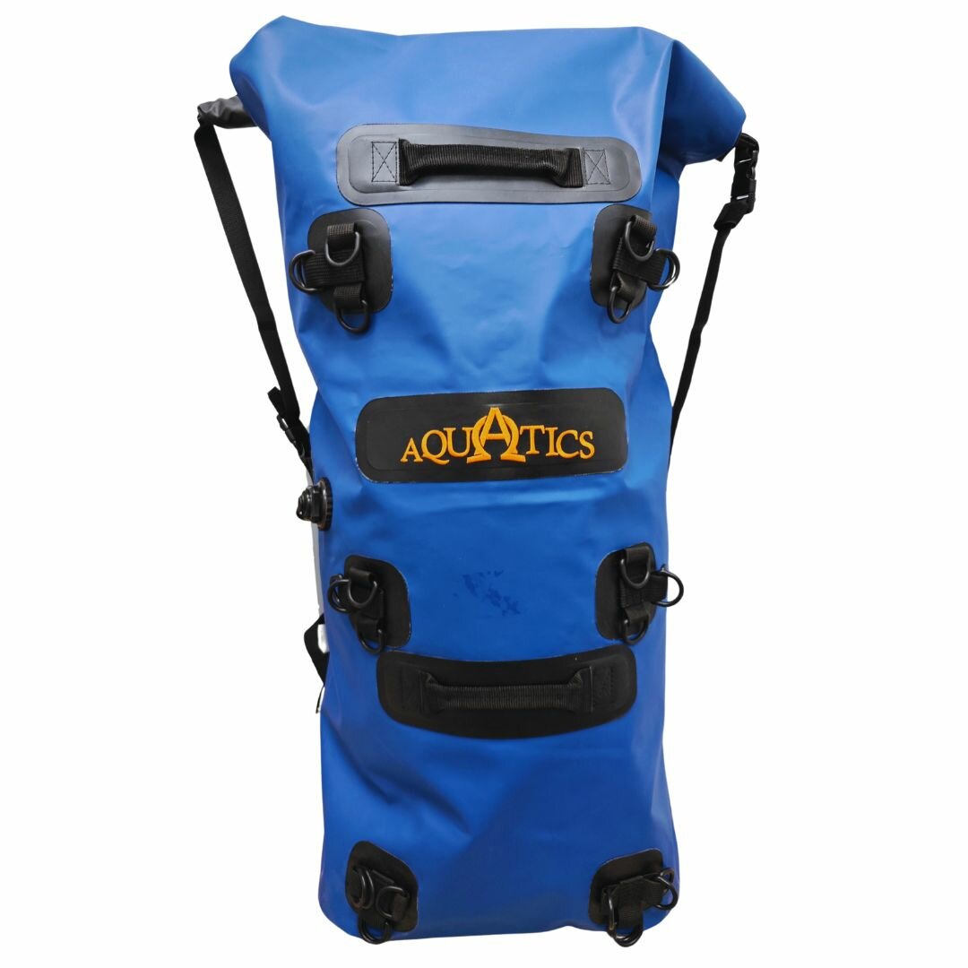 Герморюкзак Пакрафтинг 60л со съемной спинкой синий