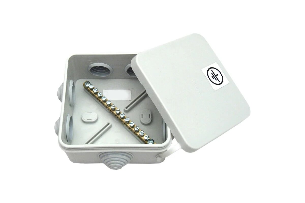 HEGEL Коробка распределительная ОП 100х100х50 IP55 для уравнительных потенциалов КУП2604-И