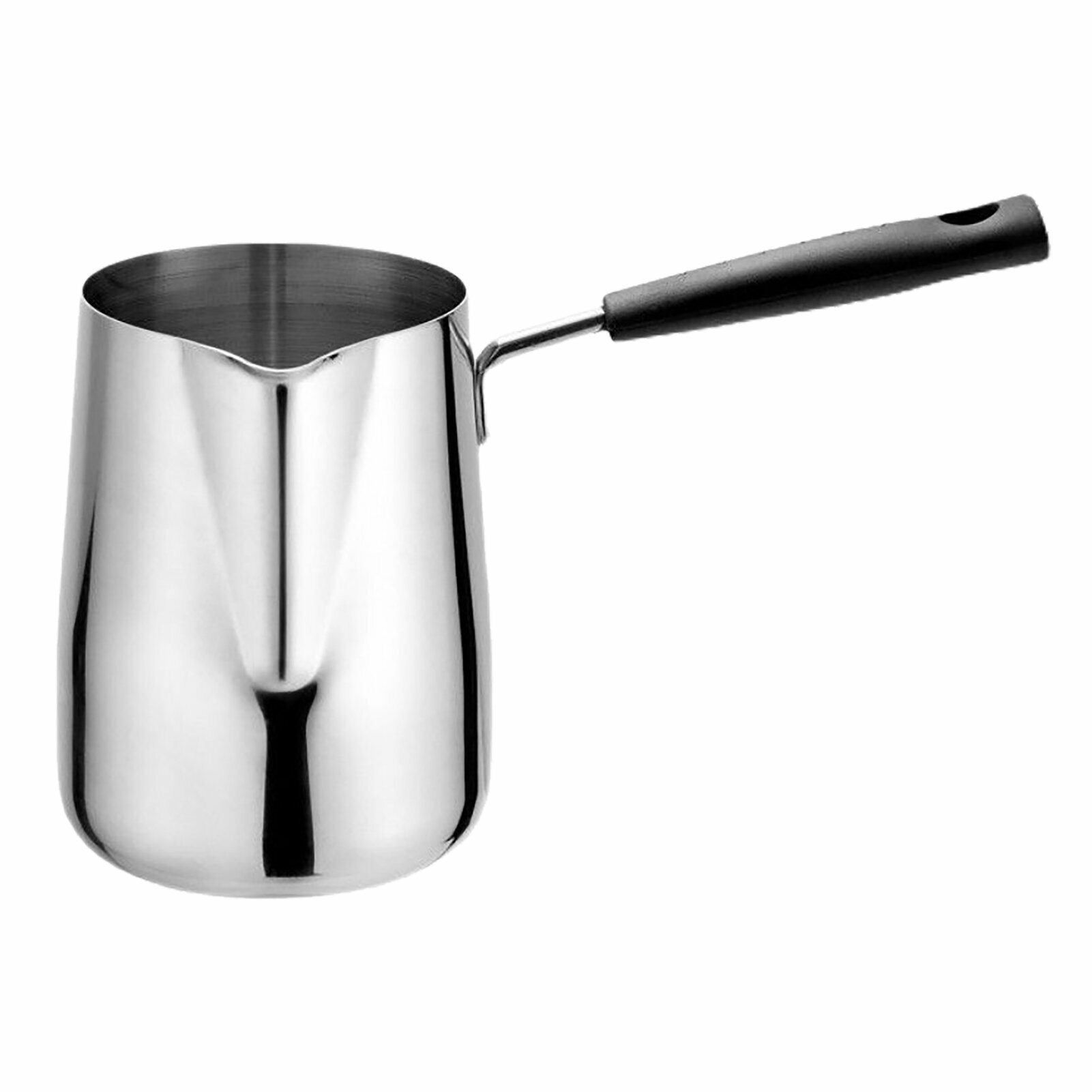 Small Milk Pot Splash Proof Stainless Steel Easy To Clean Warmer for Boiling
