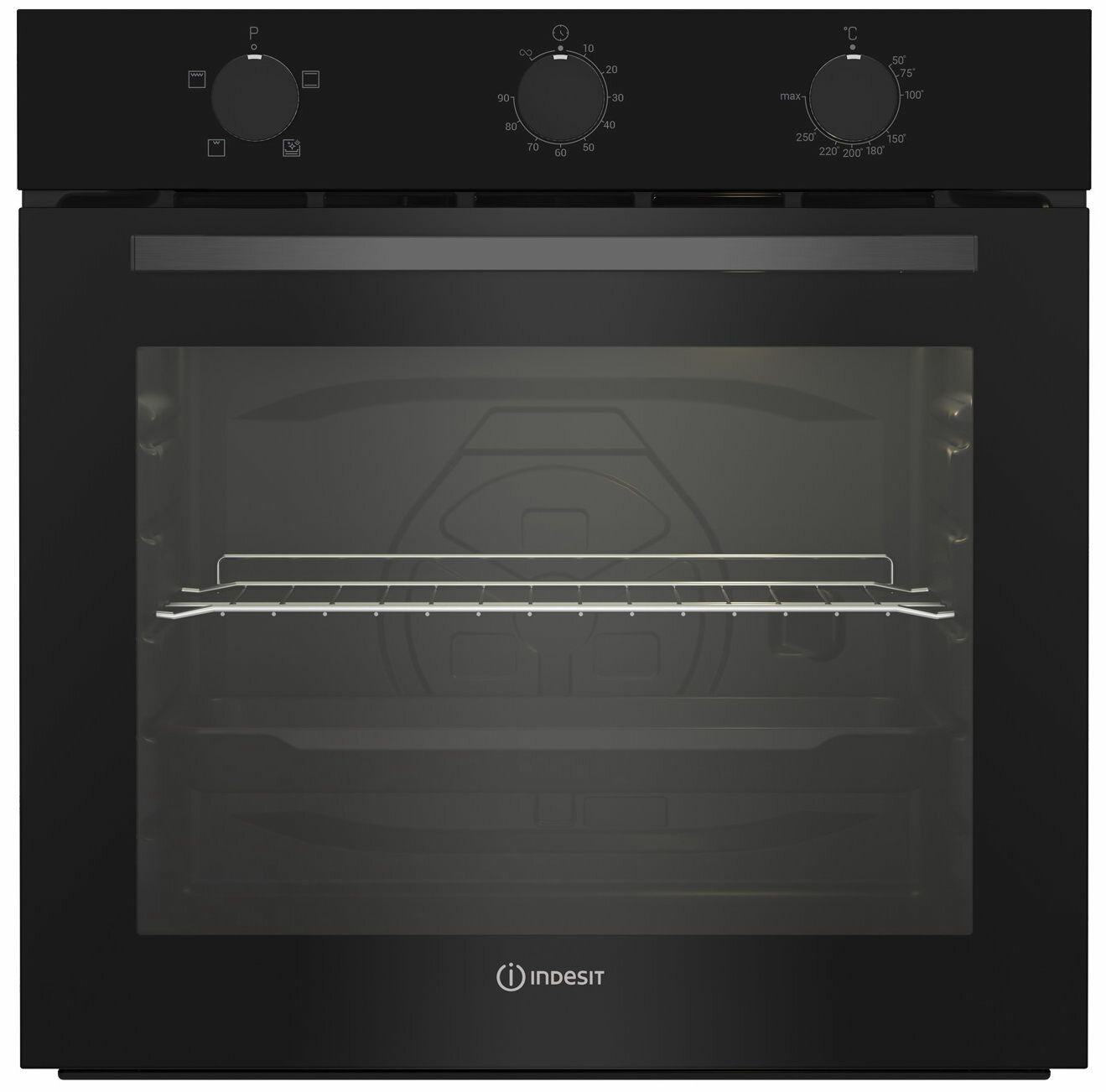 Духовой шкаф электрический Indesit IBFTE 2430 BL, черный