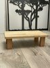 Табурет-стремянка, 40x20x12 см, подставка для ног, массив бука, светлая