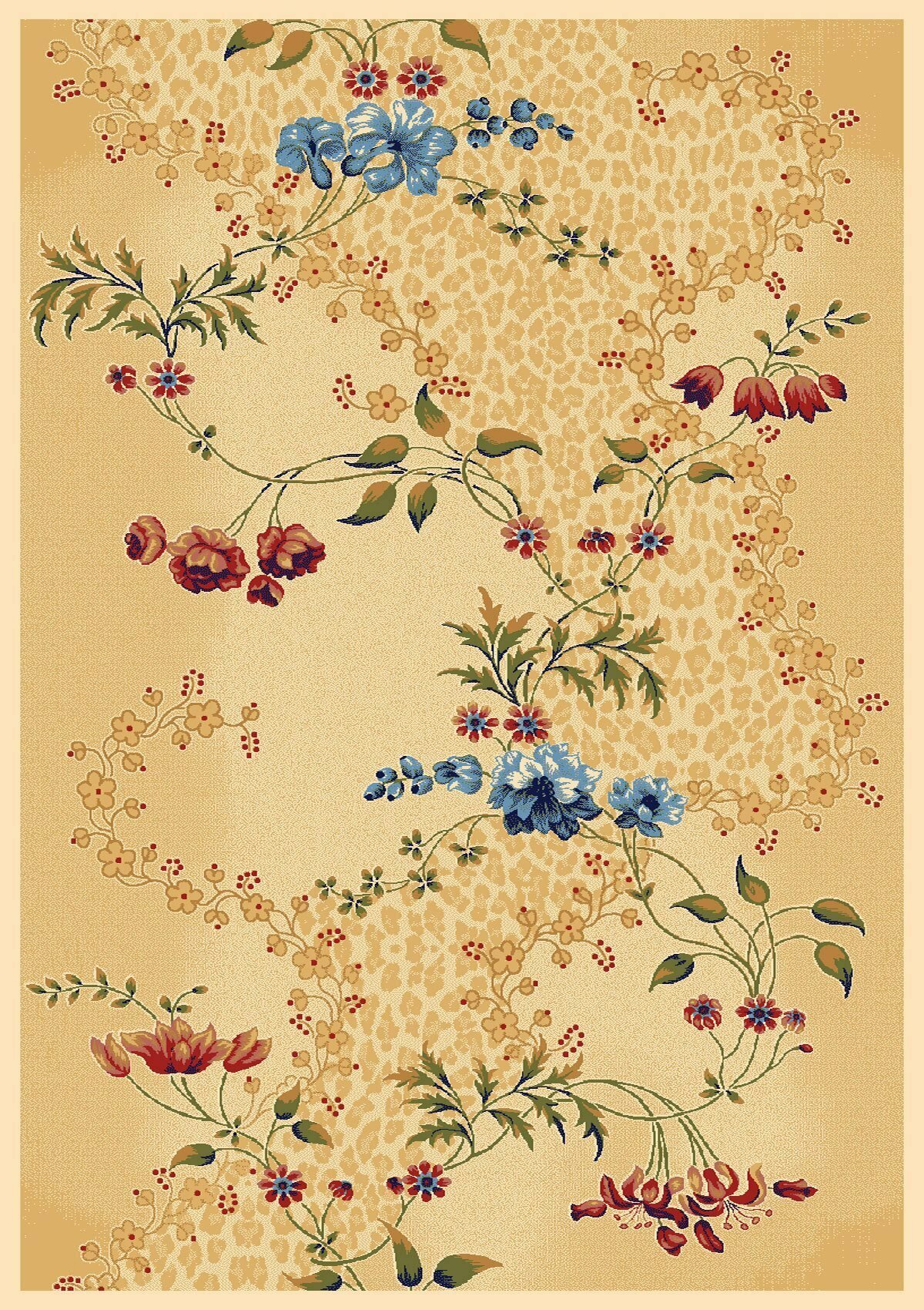 Erdenet Ковер монгольский Hunnu Relief 6A197 120S 2x3м