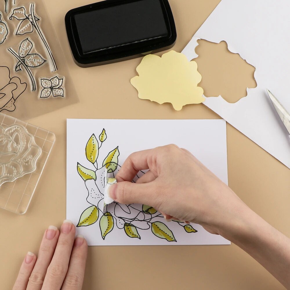 Маскировочная бумага для скрапбукинга 14,8x21 см 50pcs