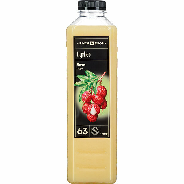 Пюре Личи фруктовое Pinch&Drop пластик 1л