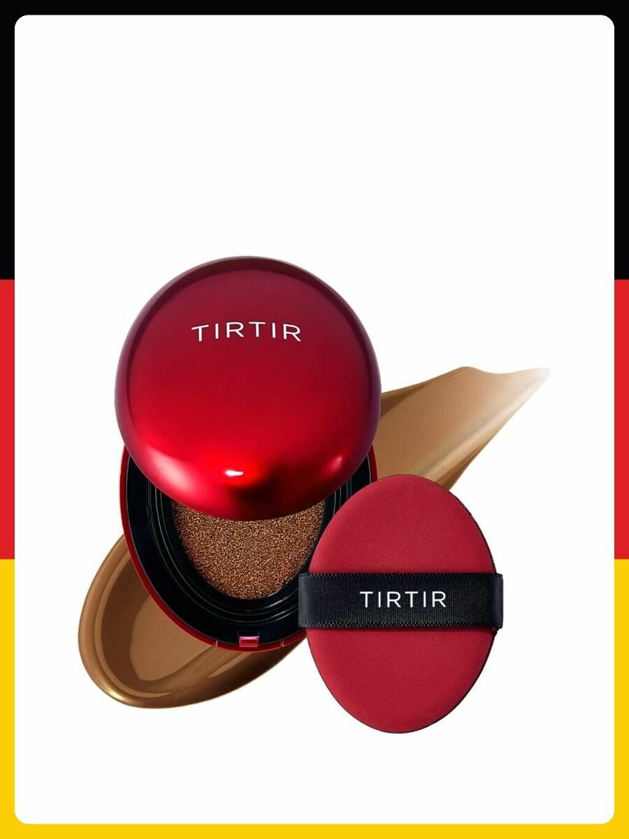 Тональный крем-кушон TirTir Mask Fit Red Mini Cushion, 4,5 г 45W Chestnut