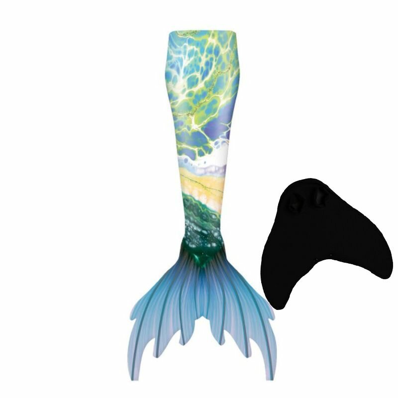 Моноласта хвост русалки для взрослые женщины, E50 ,2в1