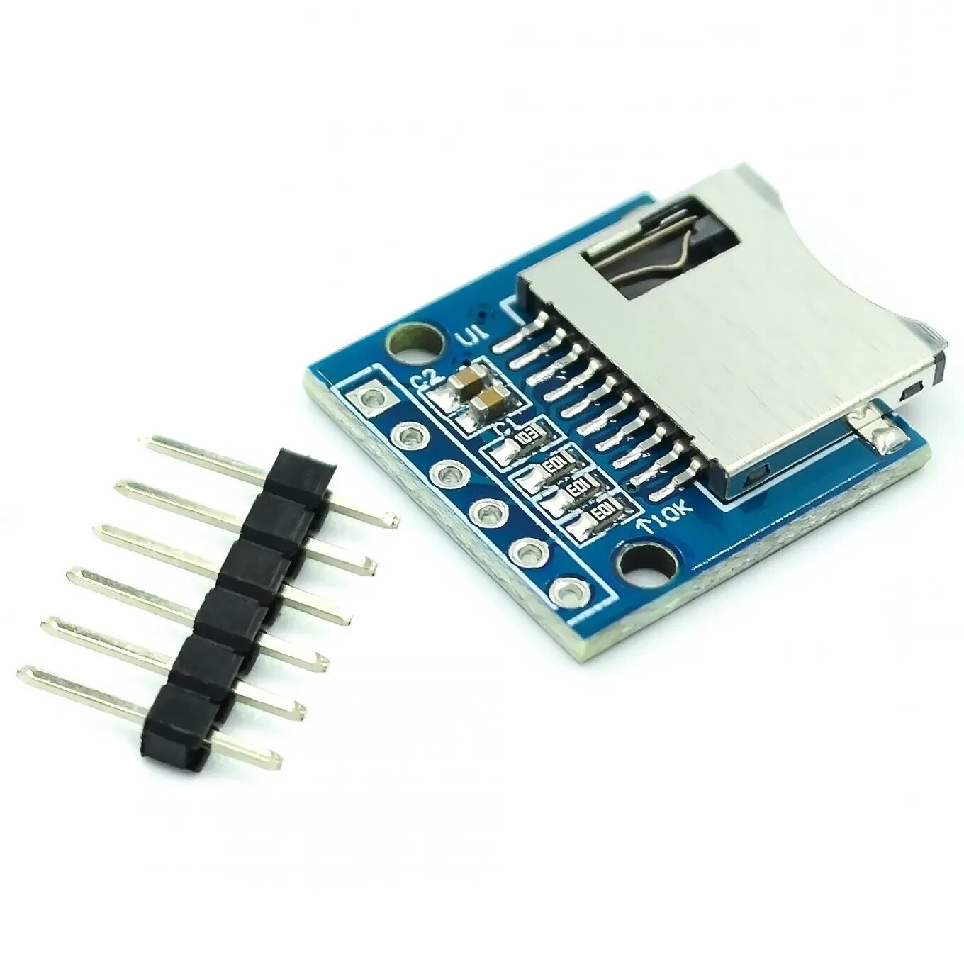 Модуль расширения Micro SD карты для Arduino, Синий