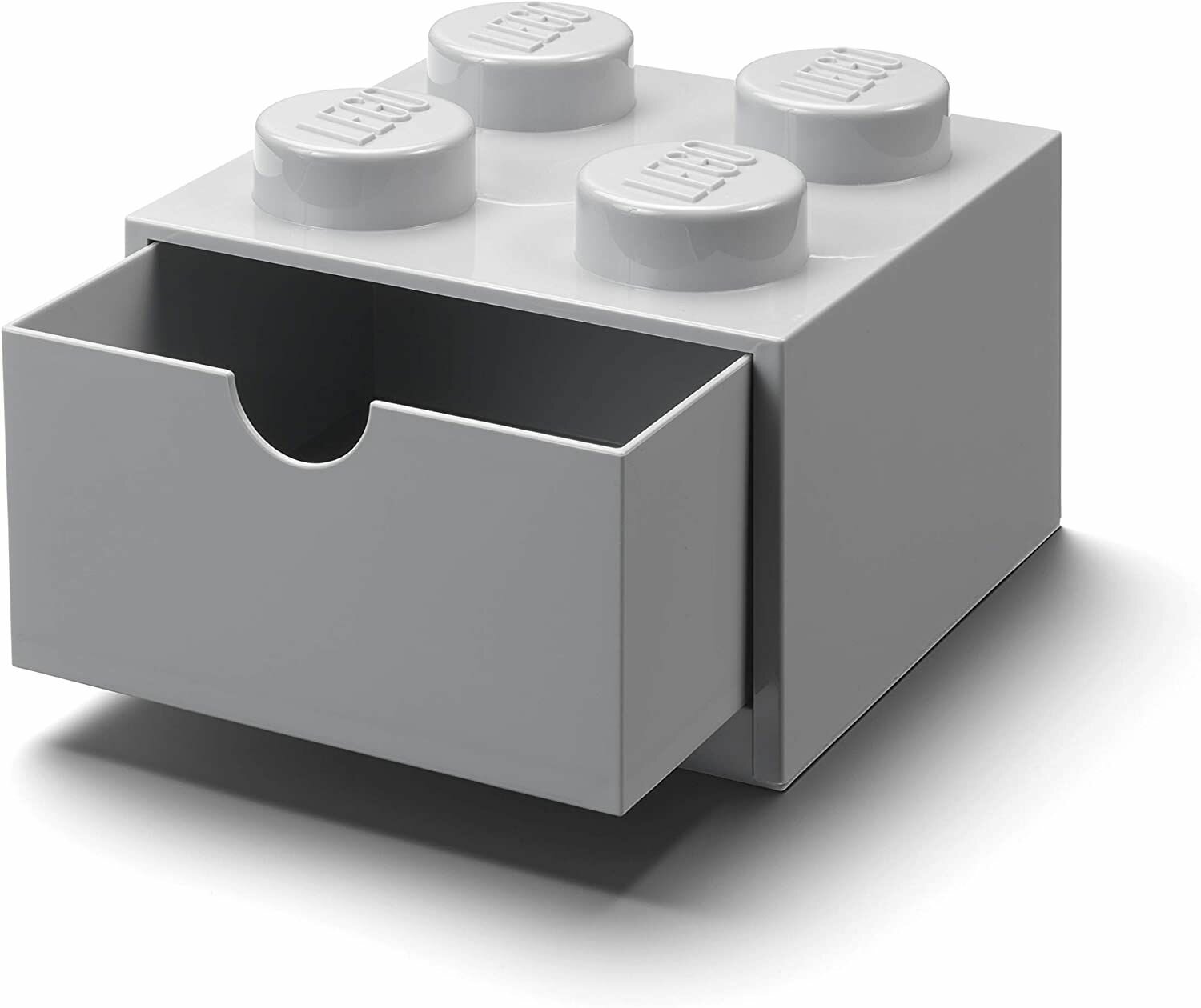 Room Copenhagen , Desktop Box - Штабелируемый настольный ящик для хранения - 15.9 см x 15.9 см x 11.5 см - Brick 4, черный
