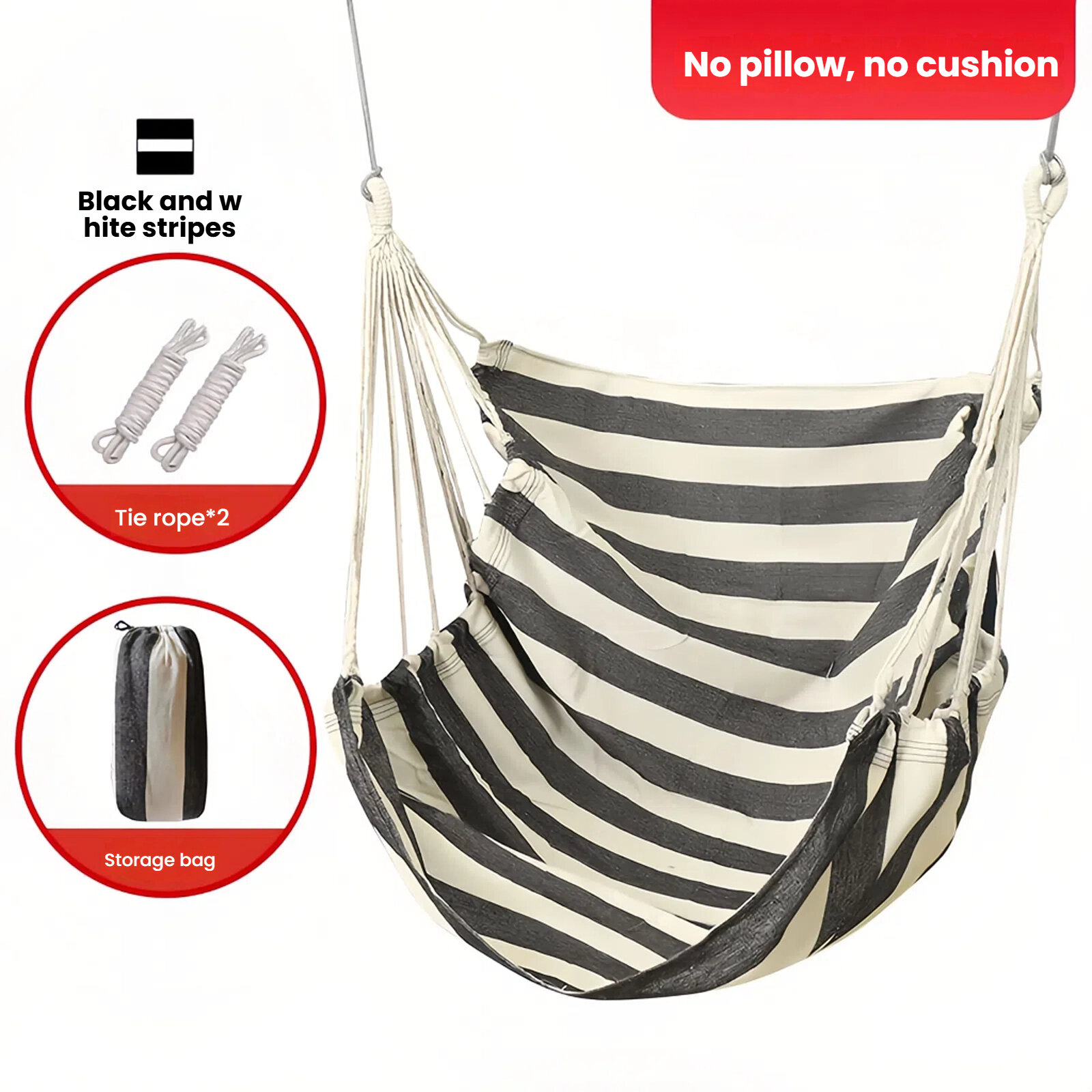 Универсальная грелья для студенческой комнаты：Гамак-качели, можно сесть вкрутую, ideal для отдыха и чтения