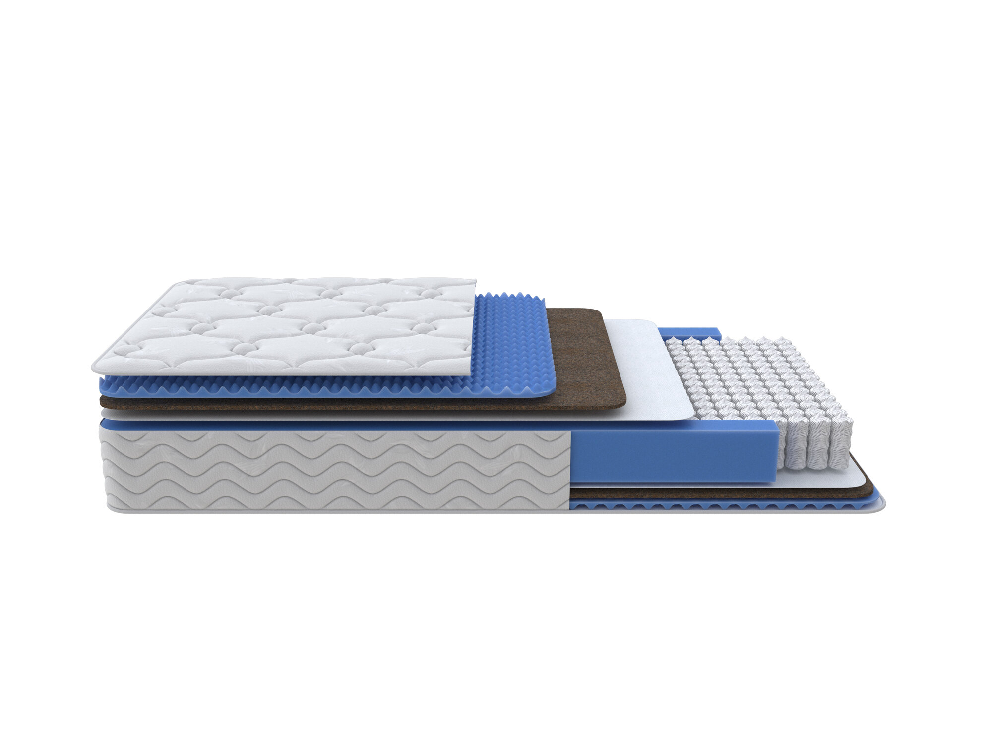 Матрас бата-м Optima, беспружинный, 80x190 см, средняя жесткость