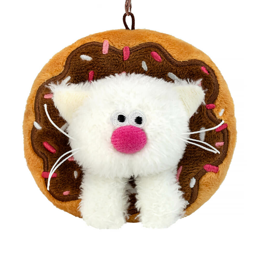 CCkc-14 Брелок 10см Кофейные коты Десерт Кот Молоко BUDI BASA