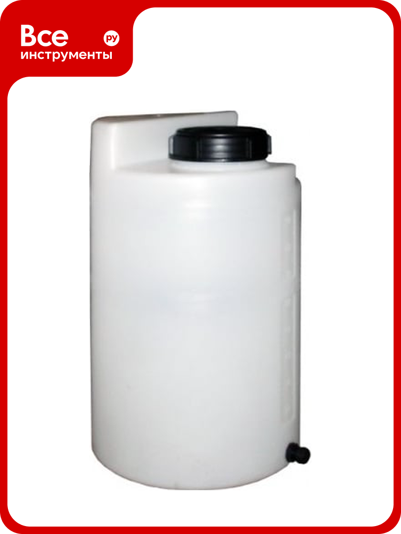 Дозировочный контейнер анион МБС 200 л, с крышкой, с нижним сливом, с резиной ДК200КЗ_ДТ