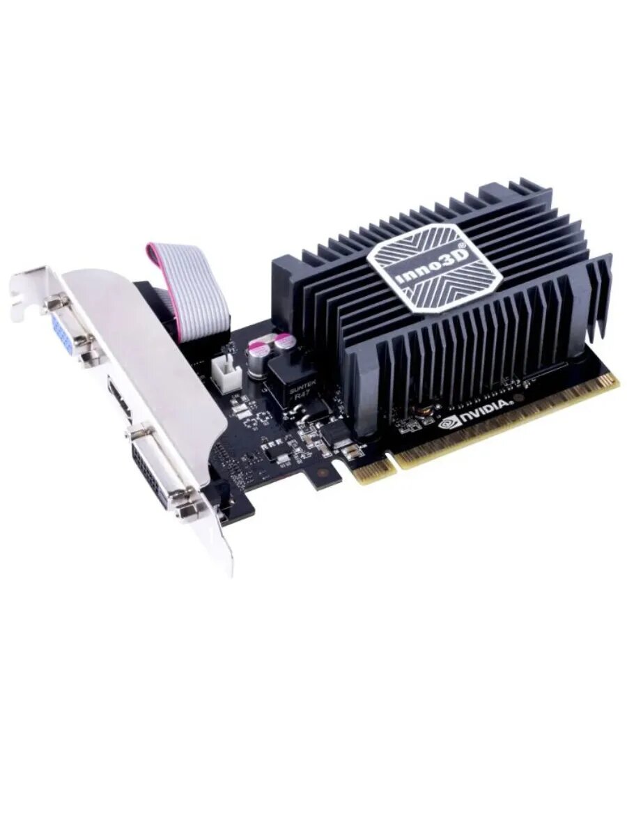Видеокарта GeForce GT 730 Silent LP N730-1SDV-E3BX 2 ГБ