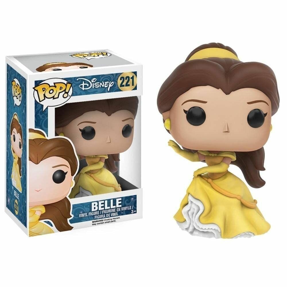 Коллекционная фигурка Funko Pop Belle #221, Disney детализированная декоративная модель для полки, идеальный подарок и элемент поп-культуры для любителей персонажей