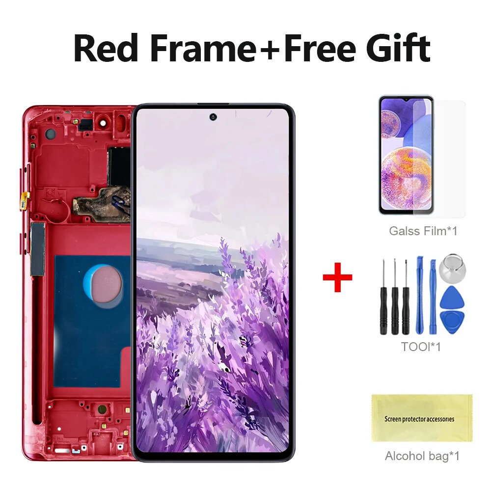 6,7-дюймовый экран Note 10 Lite для Samsung Galaxy Note 10 Lite, ЖК-экран с дигитайзером сенсорного экрана в сборе, замена N770F N770F/DS