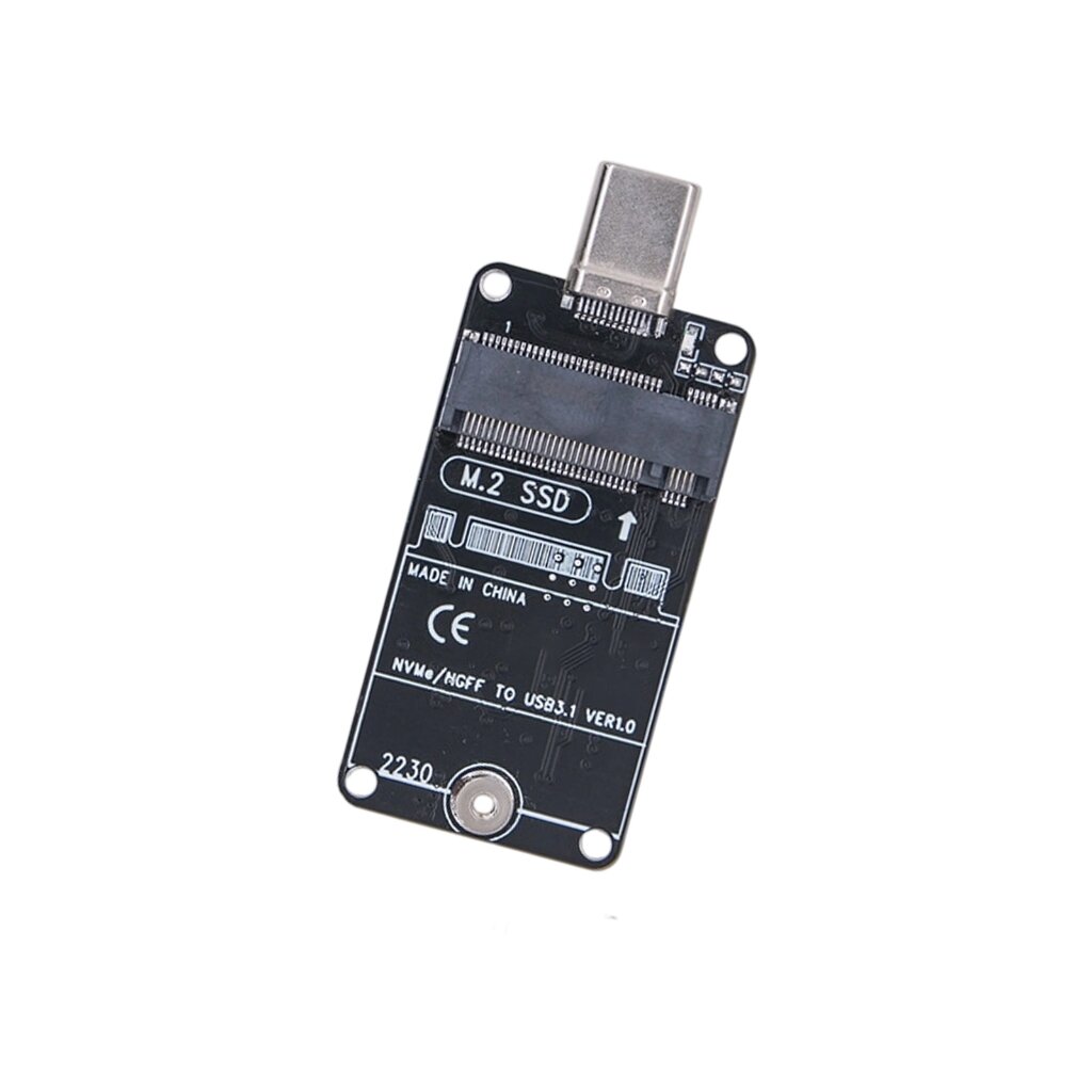 Корпус твердотельных накопителей из алюминиевого сплава M.2 2230 2242 USB 3.2 для передачи данных со скоростью 10 Гбит / с Портативный дизайн "Подключи и играй"