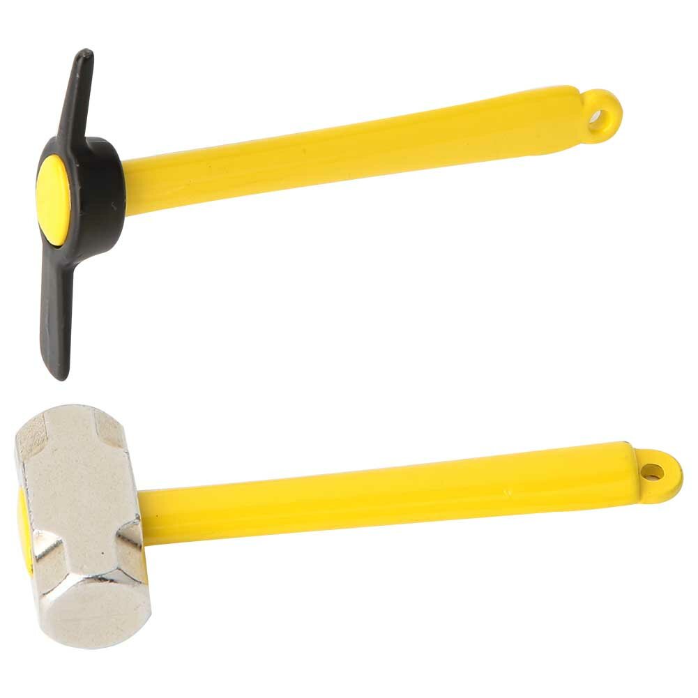 Декоративные детали для моделирования инструмента 1/10: молоток/лопата/буксировочная цепь для радиоуправляемой машины (молот и лопата)