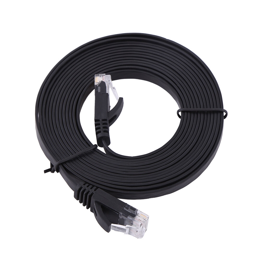 Кабель Ethernet CAT6, плоский, UTP, 1000 Мбит/с, 3 м