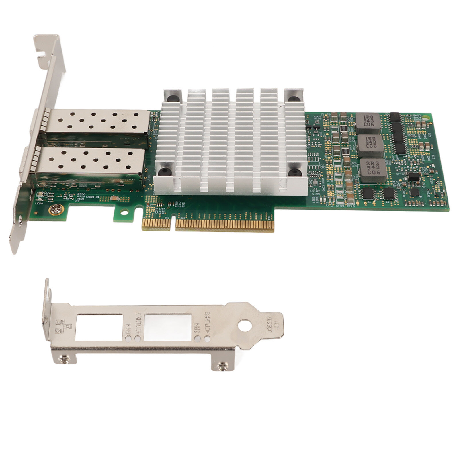 Сетевая карта 10 Гбит Ethernet (Broadcom BCM57810S), 2 порта, PCIe