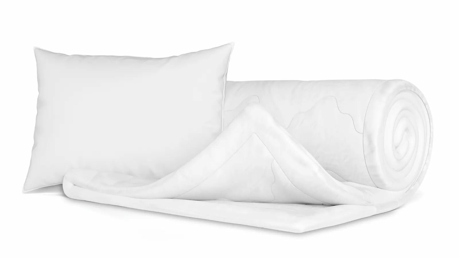 Комплект Askona Elso Small, одеяло и подушка, гипоаллергенные, 50x70 см, белые