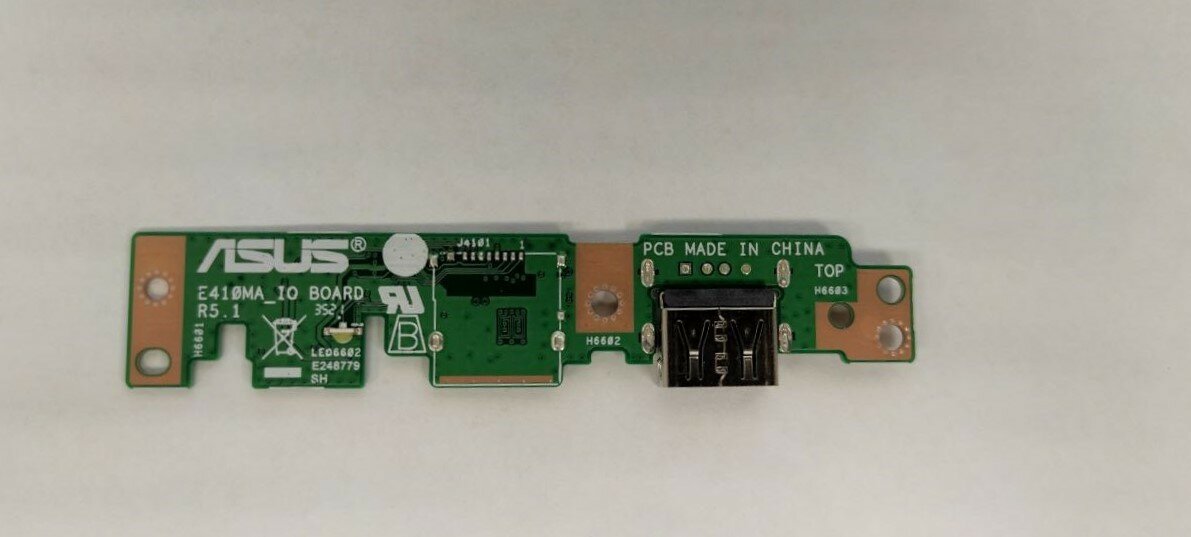 Плата портов и индикации для ноутбука Asus E410MA